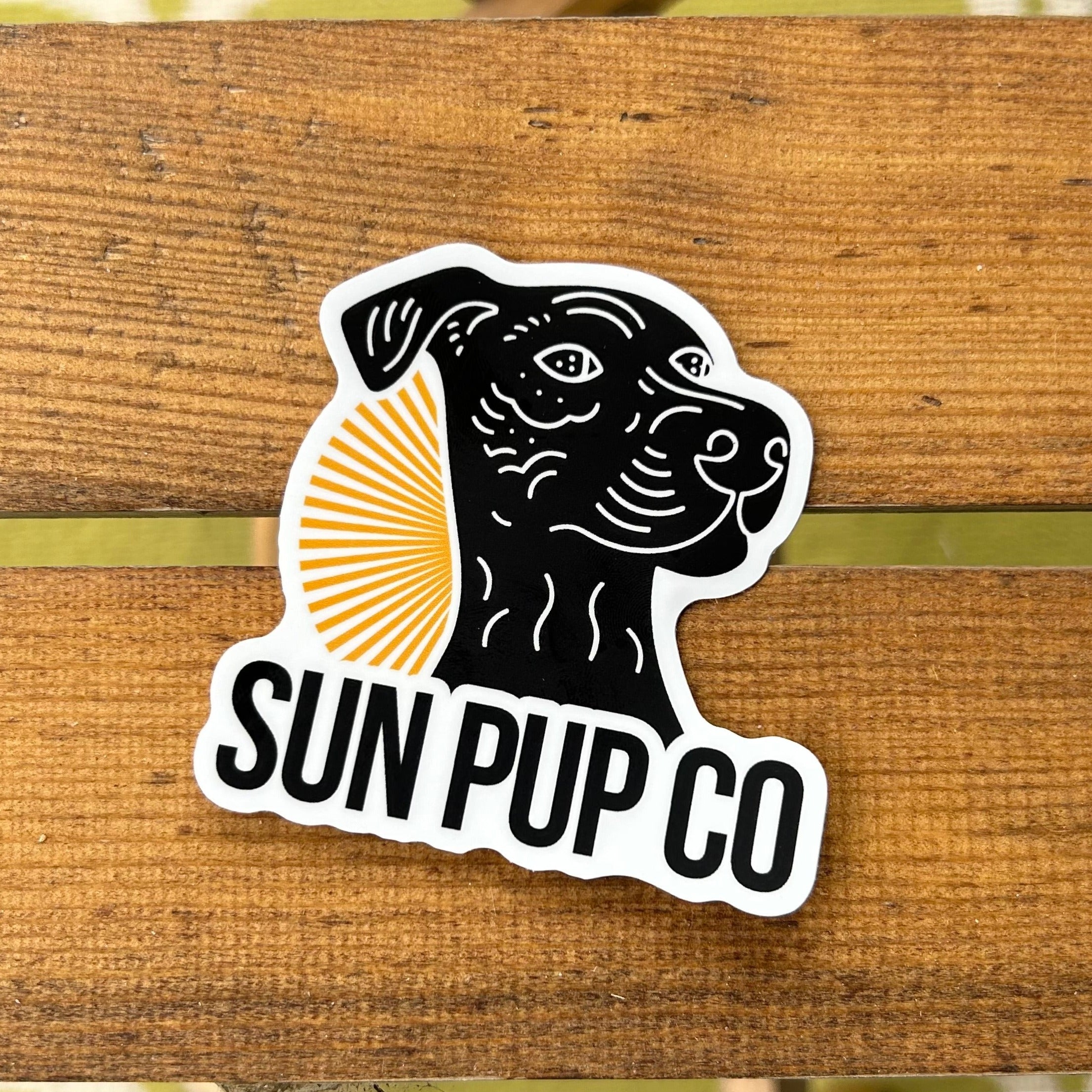 Sun Pup CO Sticker